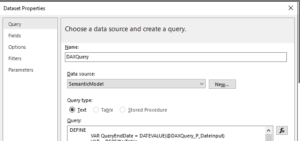 Injecting a single value parameter into a Power BI Paginated Report DAX ...